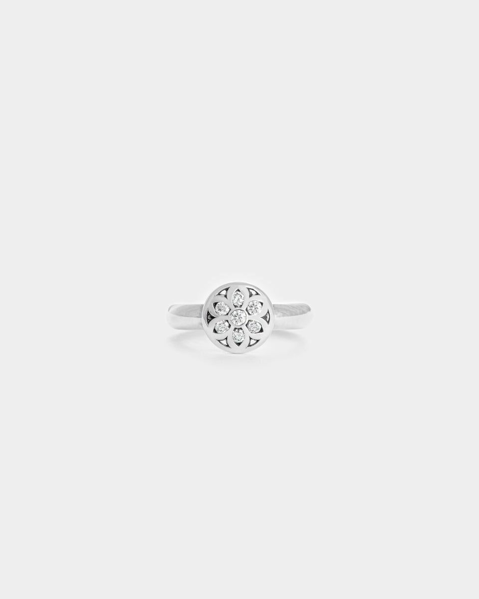 Spacer Cap Ring | White Diamonds – GOOD ART HLYWD